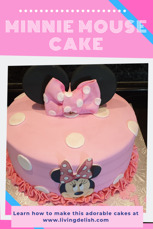 Minnie Mouse Cake - Living Delish