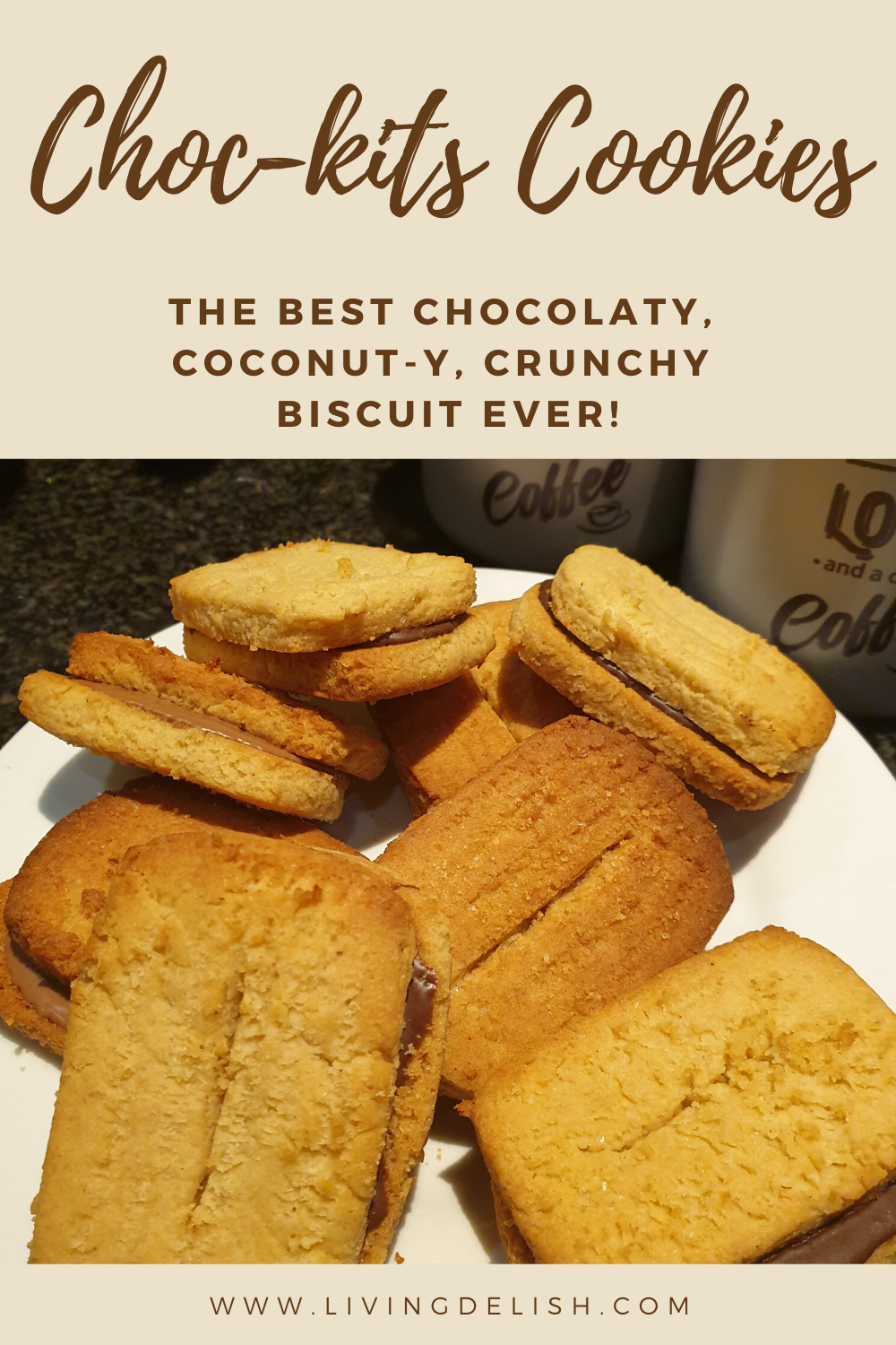Choc-kits cookies - Living Delish