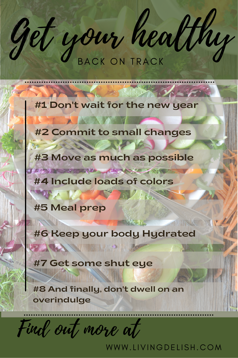 Tricks to get you back on track with healthy eating - Living Delish