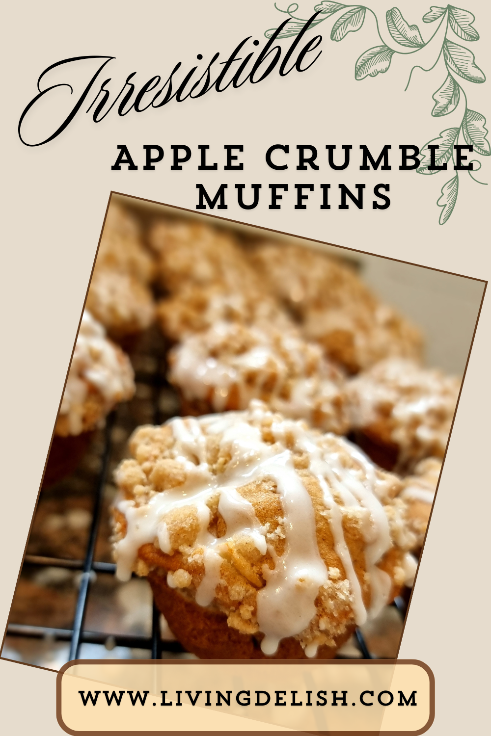 Irresistible Apple Crumble Muffins